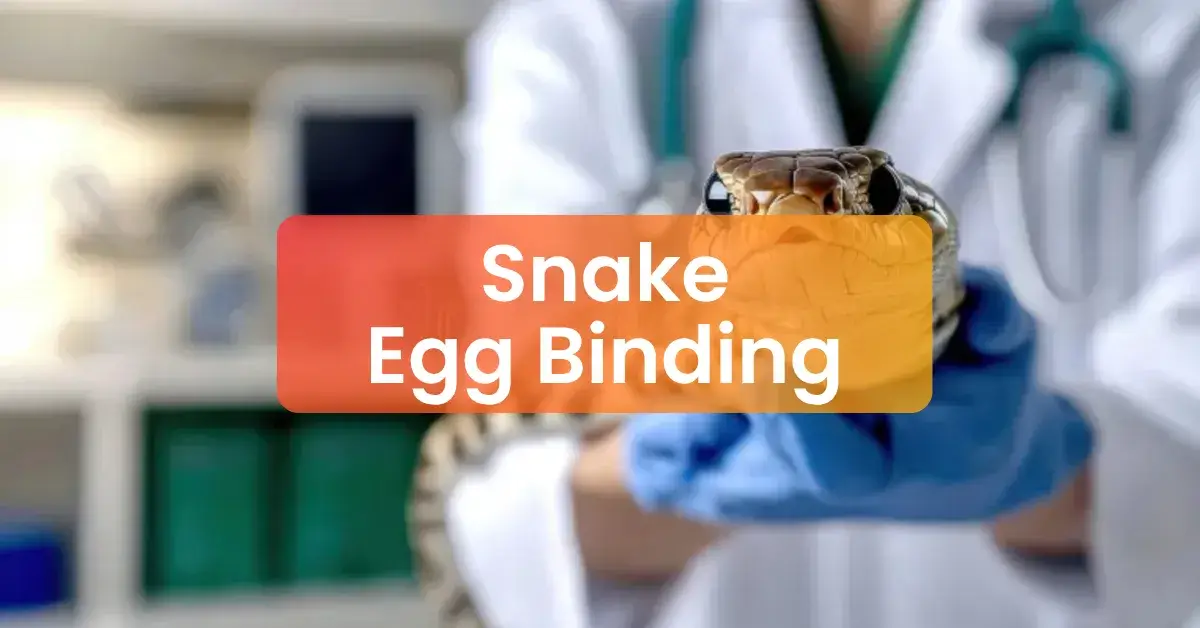 Snake Egg Binding | Symptoms, Emergency Care & Treatment